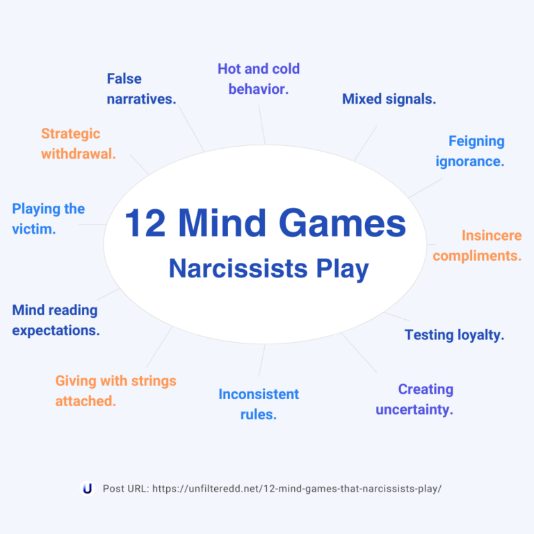 What Mind Games Do Narcissists Play? (12 Games) - Unfilteredd